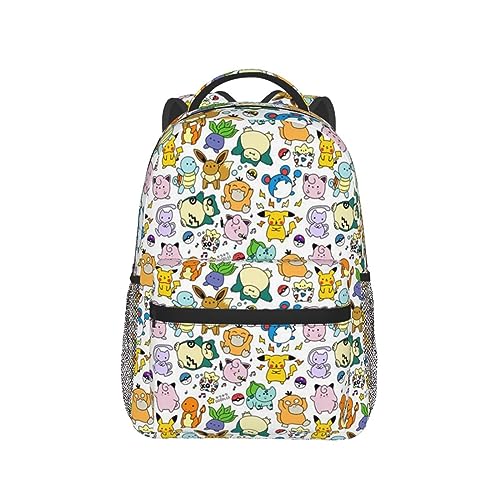 Cartoon Backpack Unisex Casual Durable Waterproof Daypack Personalized Laptop Bags Travel Work Sports Backpack for Men Women