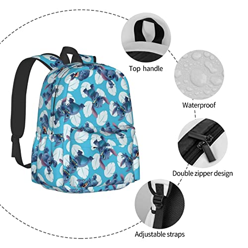 Cartoon Backpack, 16.5 Inch 3d Printed Fashion Backpack Casual Novelty Laptop Womens Mens Backpack
