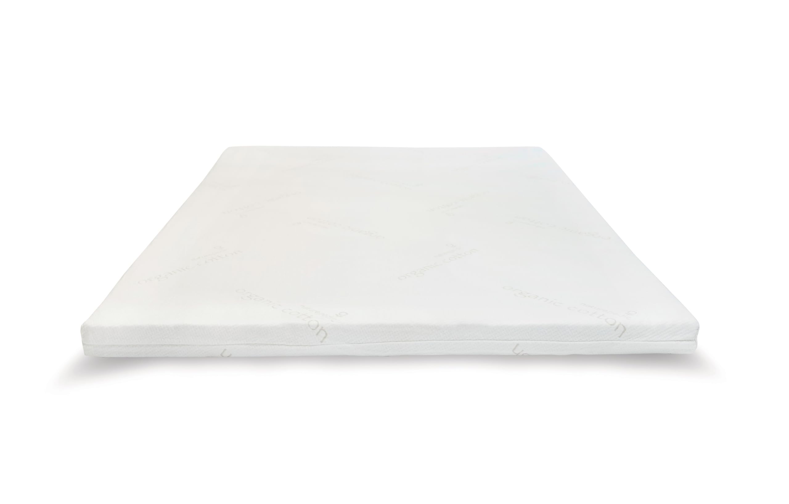 Naturepedic 2'' Adagio Latex Mattress Topper - Thick Cooling Breathable Top Mattress Pad for Back Pain Relief & Full Body Contouring Comfort - Twin