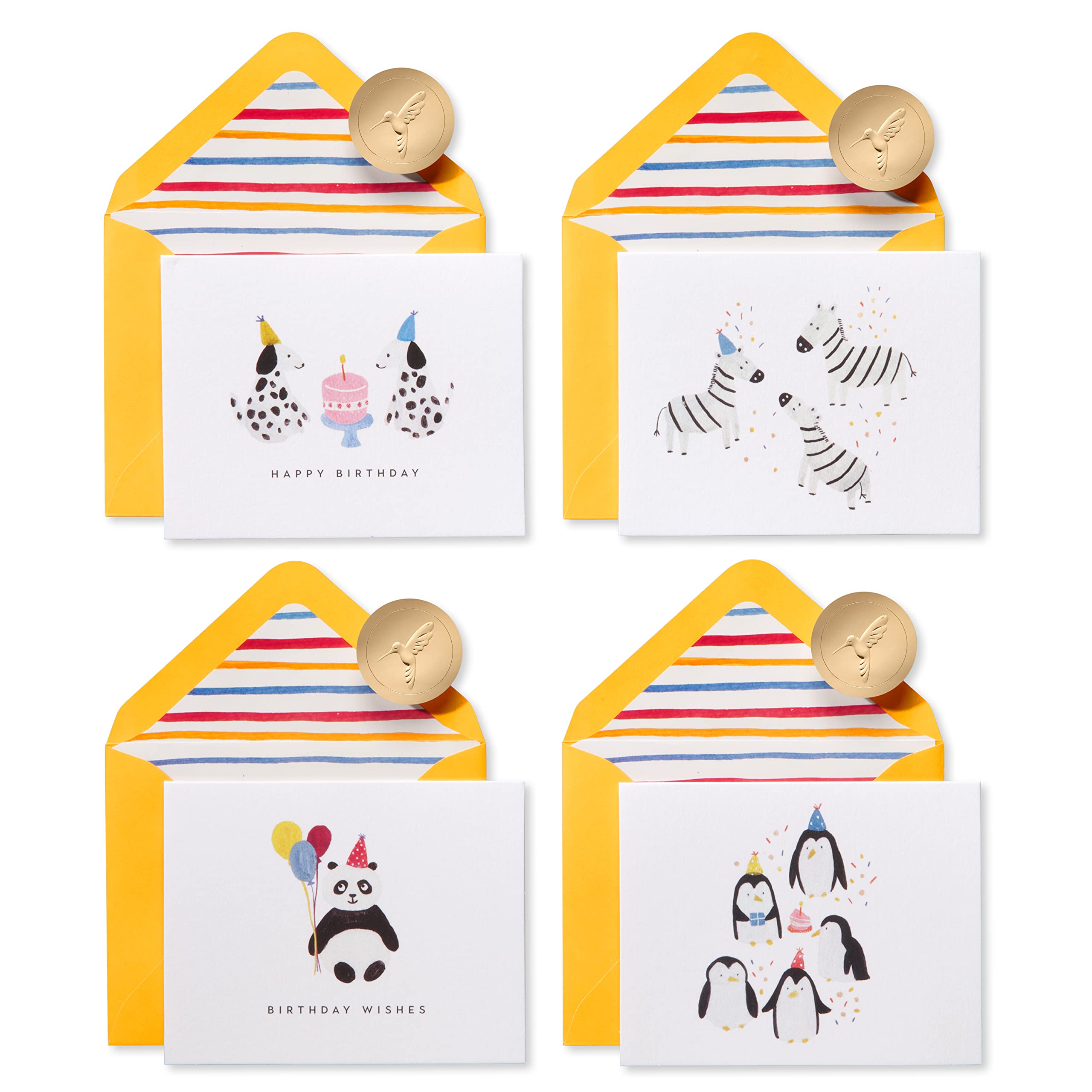Papyrus Blank Birthday Cards, Party Animal (20-Count)
