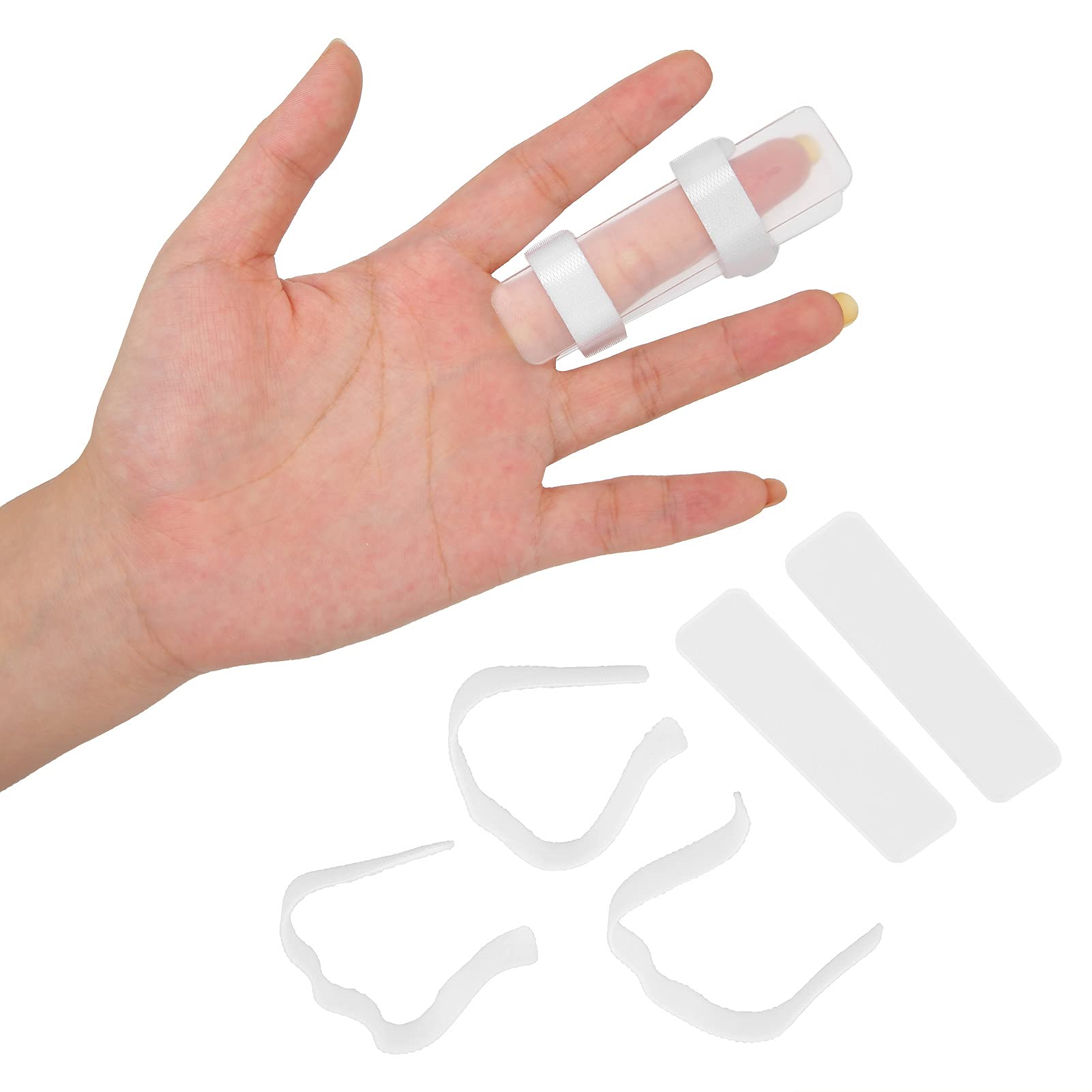CHICIRIS Finger Stabilizer, Injury Finger Protection Finger Support Brace for Finger Strains for Finger Arthritis for Children for Finger Fractures for Adults