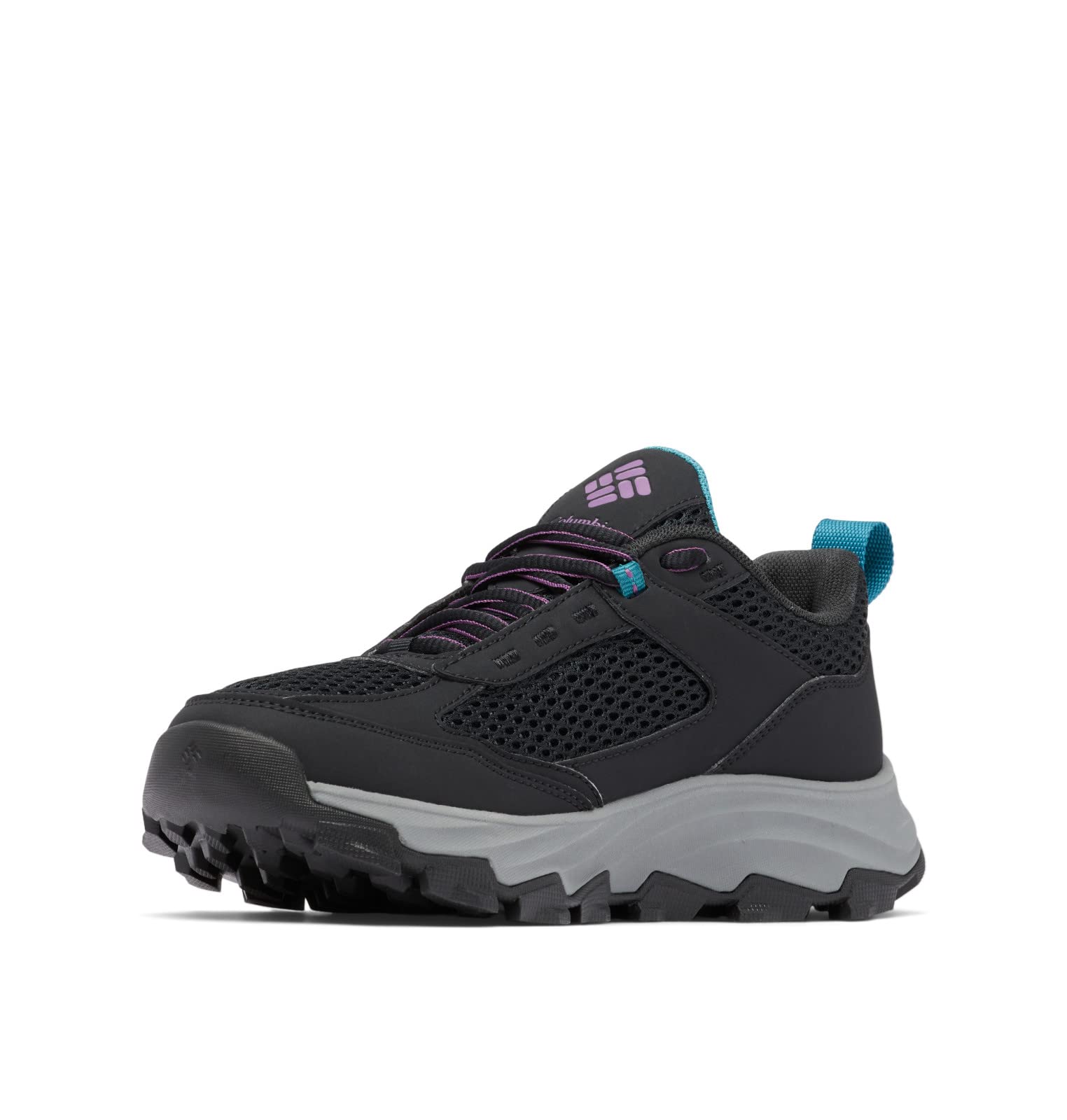 Columbia Women's Hatana Breathe, Black/Dark Lavender, 7