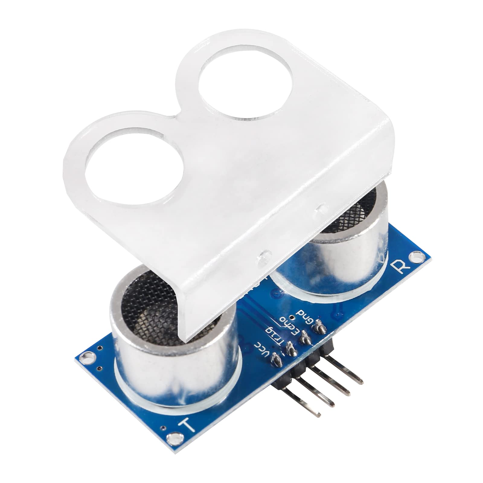 Diitao 6PCS HC-SR04 Ultrasonic Sensor Module Distance Sensor with 3PCS Mounting Bracket for Arduino R3 MEGA Mega2560 Duemilanove for Nano Robot XBee ZigBee