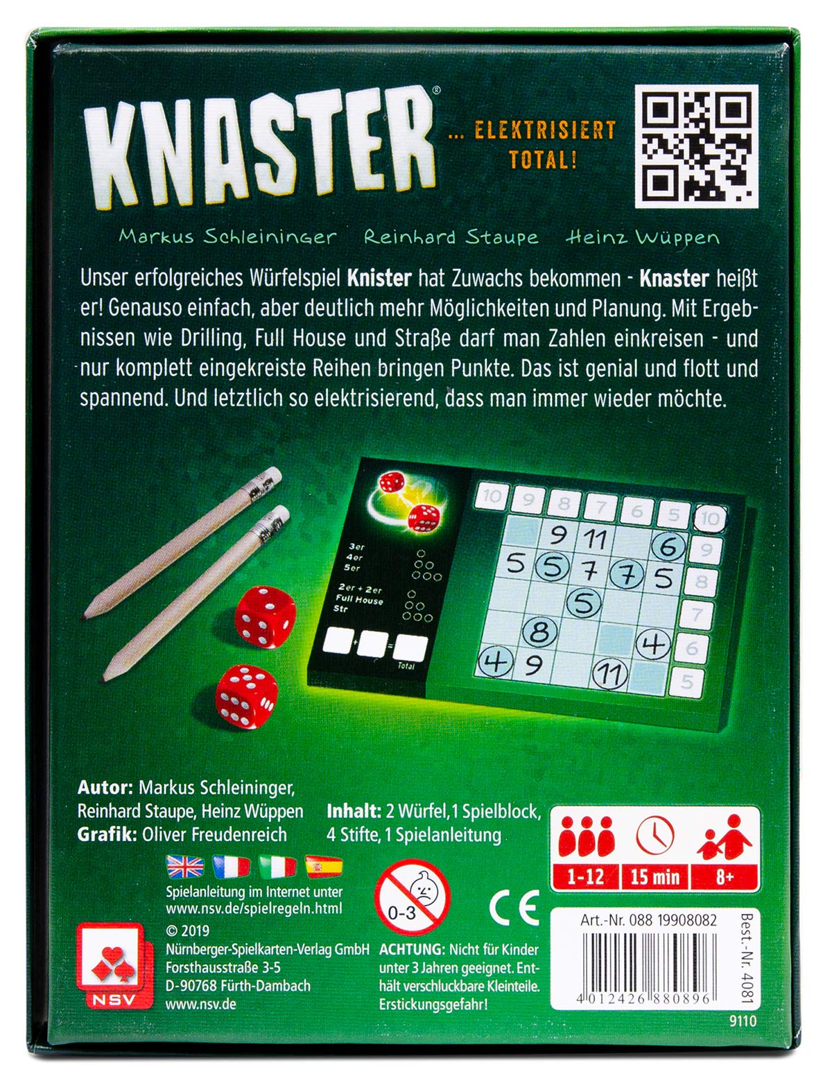 NSV 8819908082-4081 - Knaster - Dice Game