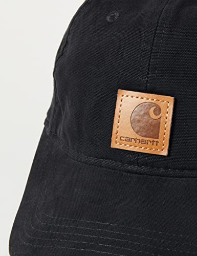 Carhartt Men's Canvas Cap, Black, One Size