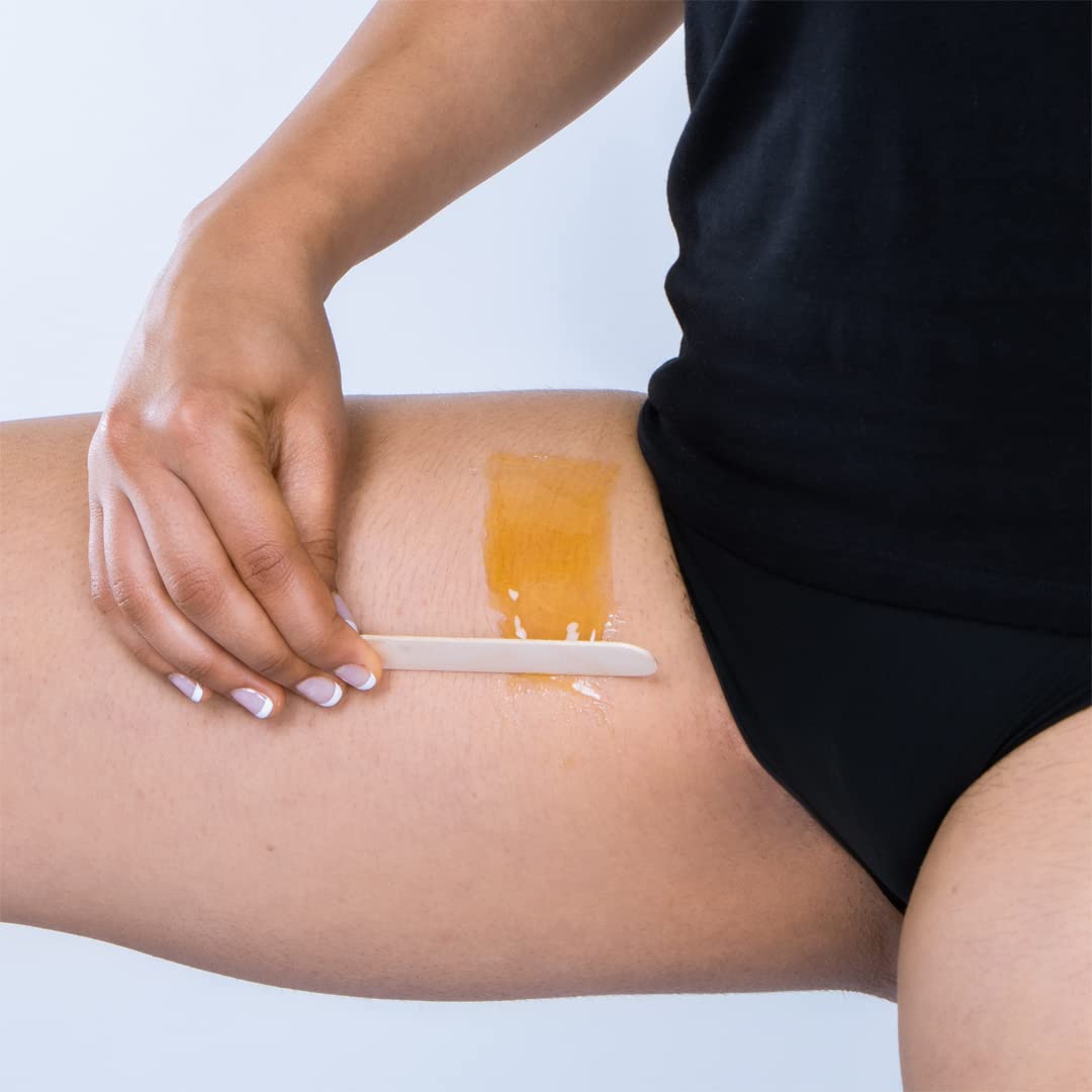 Parissa Legs & Body Warm Wax Kit, Salon-Style Microwavable Formula for Coarse Hair Removal on Face or Body, At-Home Waxing Kit
