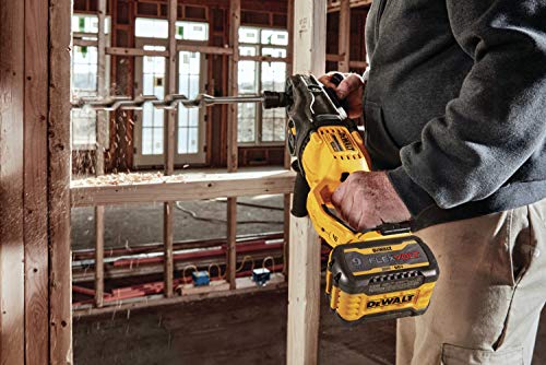 DEWALT FLEXVOLT 60V MAX* Right Angle Drill, Brushless, Quick-Change Stud/Joist Drill, E-Clutch System, Tool Only (DCD471B)