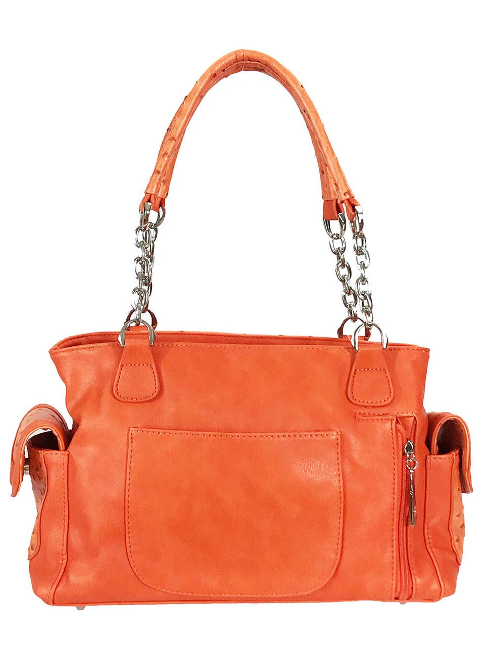 Zzfab Diamond Flower Studded Rhinestone Concealed and Carry Purse