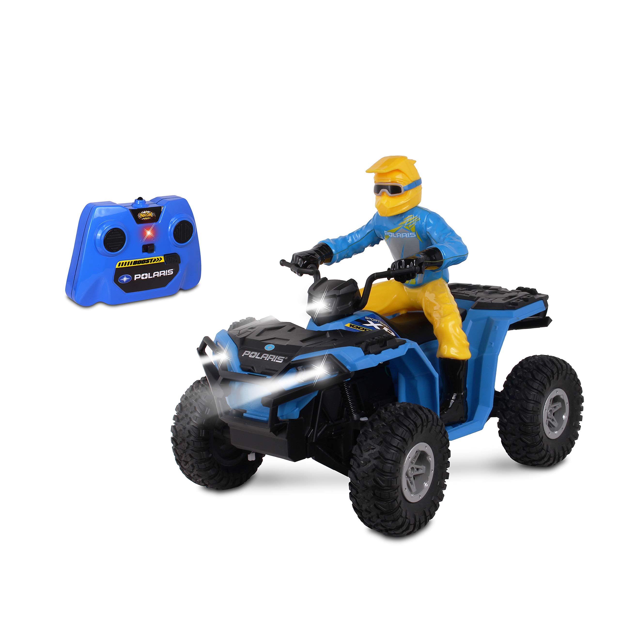 NKOK 1/8 Polaris Sportsman XP 1000 with Rider RC, Colors Will Vary
