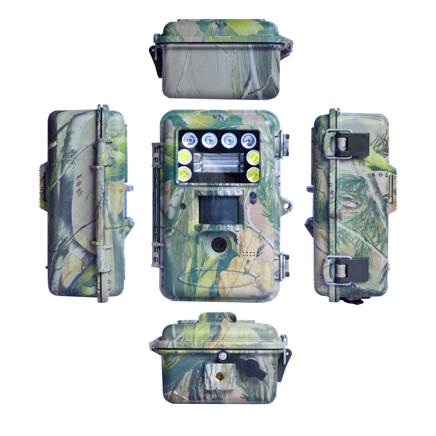Boly Trail Camera 48MP 1080P Video Game Camera, with White LED/Xenon Flash/Black IR, 2β LCD Display up to 100ft. Detection Range and 90ft. Lighting Range, Against Water & Snow Hunting Cam