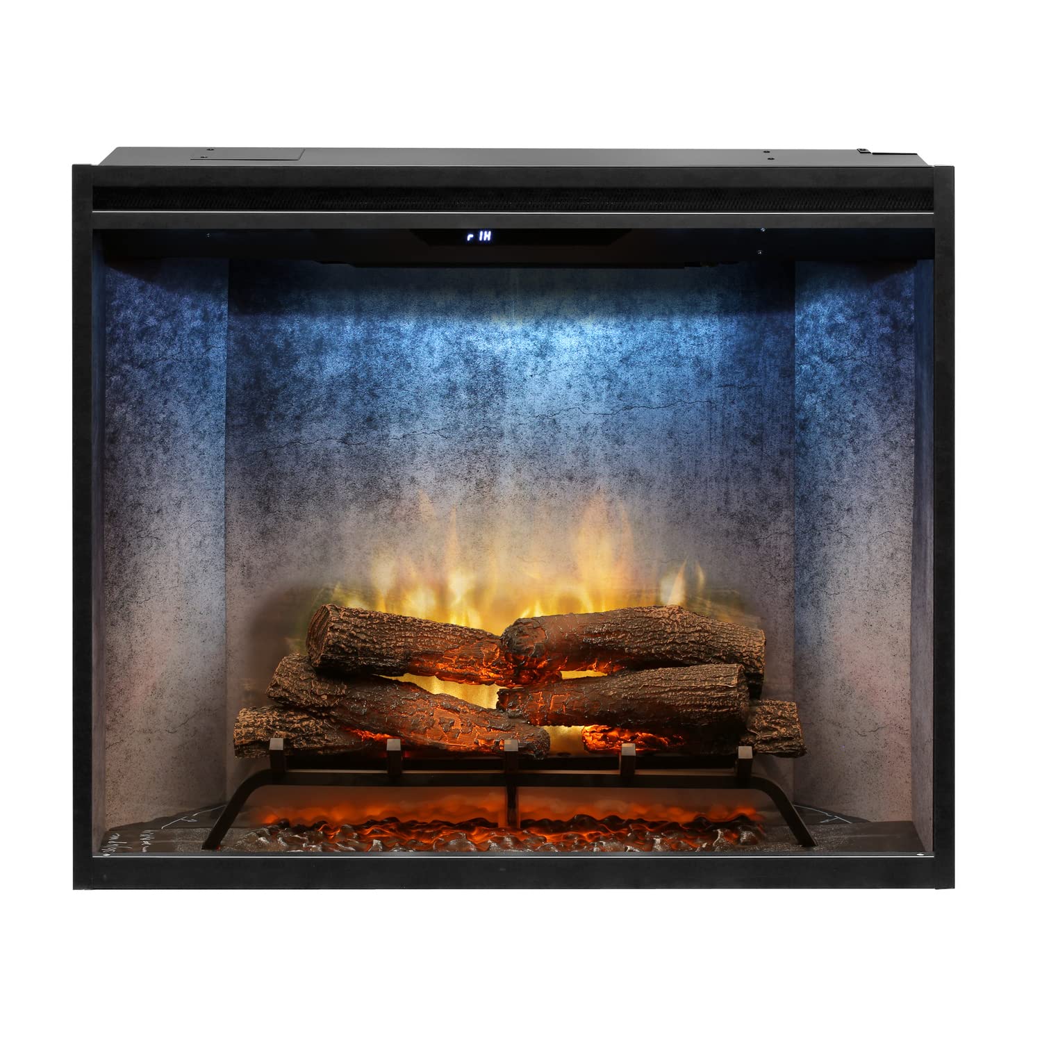 Dimplex RevillusionĀ® 36" Portrait Built-In Firebox (Model: RBF36PWC), 4400/6745/8794 BTU, 120/208/240 Volt, 1300/1975/2575 Watt, Weathered Concrete