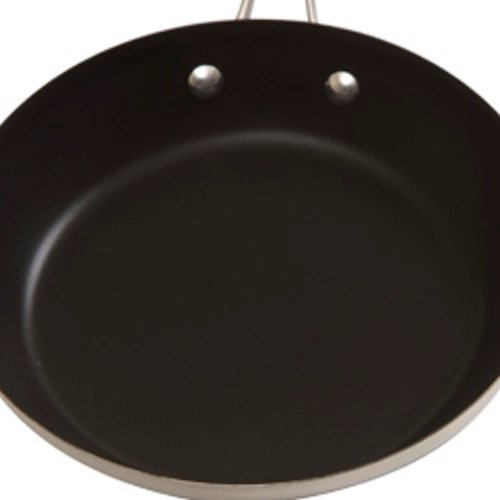 Rachael Ray Brights Hard Anodized Nonstick Frying Pan / Fry Pan / Hard Anodized Skillet - 12.5 Inch, Gray with Orange Handles