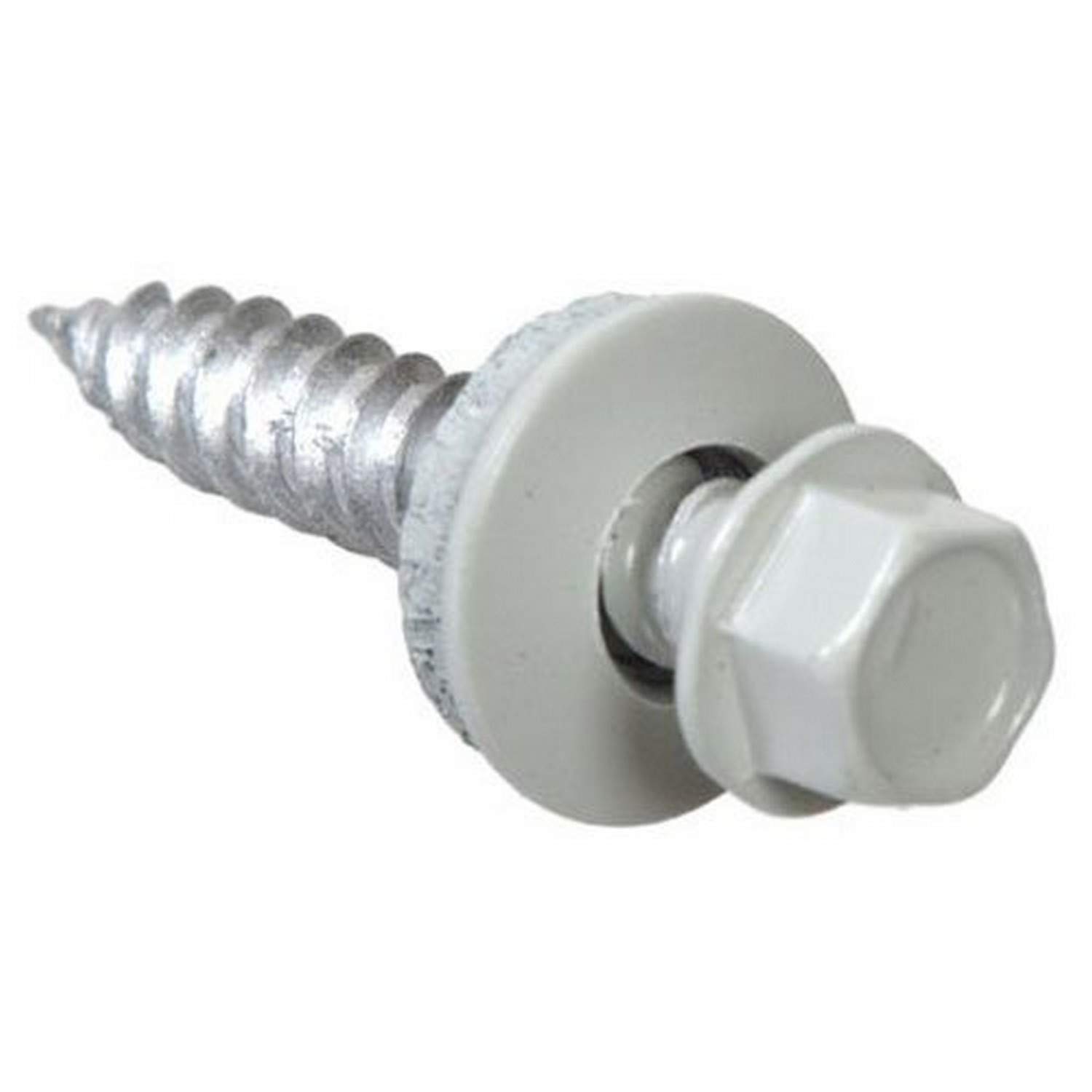 The Hillman Group 47727 10-Inch x 1-1/2-Inch White Painted Head Self Piercing Sheeter, 1-Pound