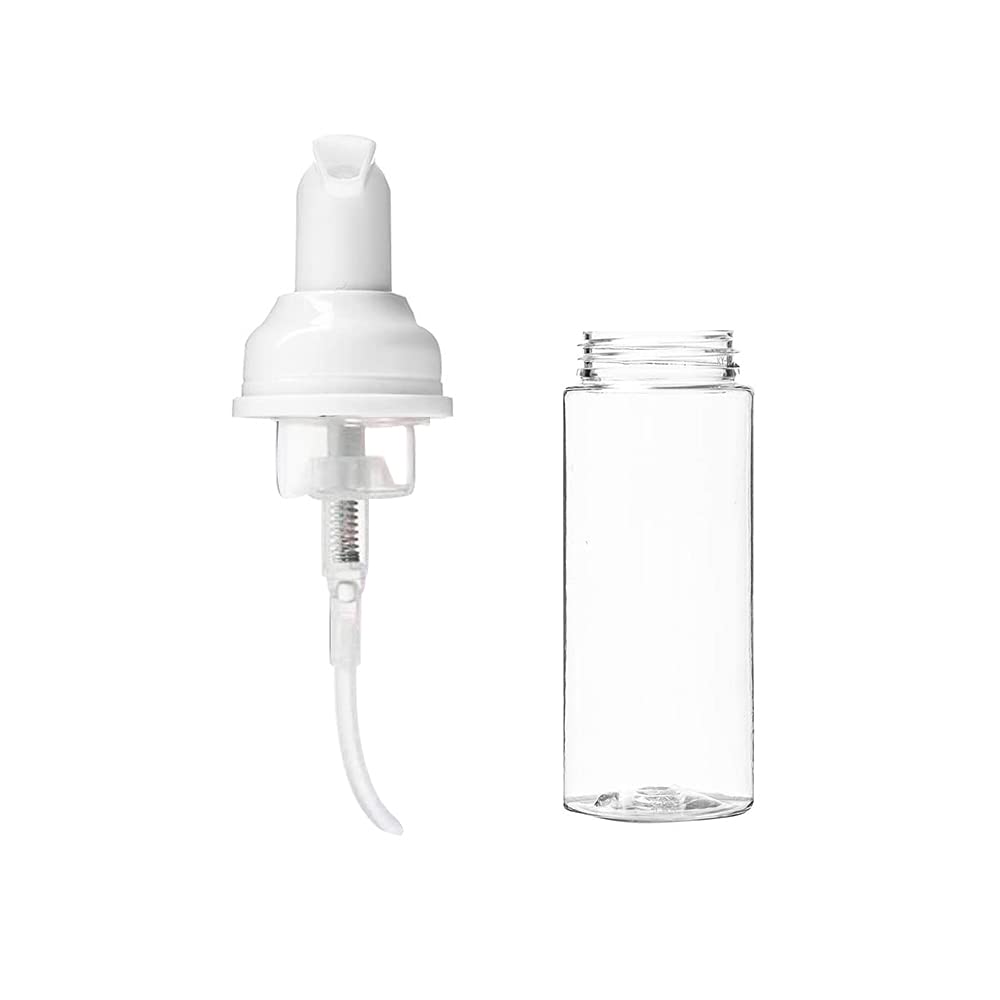 BuQiuRen Foam Pump Bottle 10 Pcs 2oz Foaming Soap Pump Dispenser & BPA Free for Cleaning, Travel, Cosmetics Packaging, Hand Soap Foaming, Shampoo