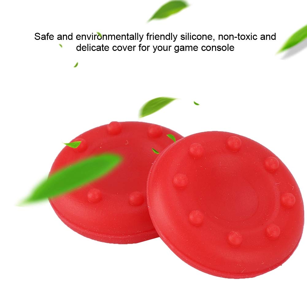 Socobeta Thumb Grip, Key Controller Cover 20pcs Joystick Case Replacement Anti-Slip Thumb Stick Controller Accessories Compatible with PS2 PS3