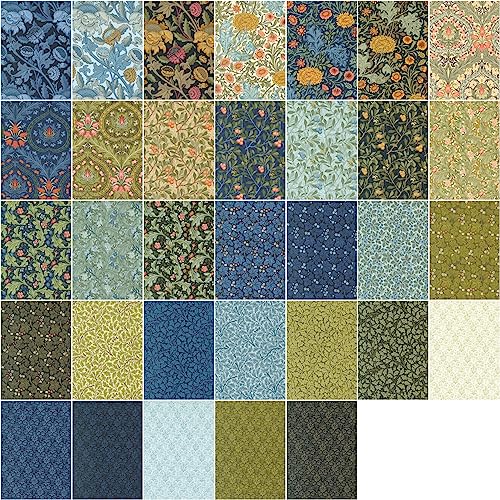 Morris Meadow Jelly Roll by Barbara Brackman for Moda Fabrics 8370JR