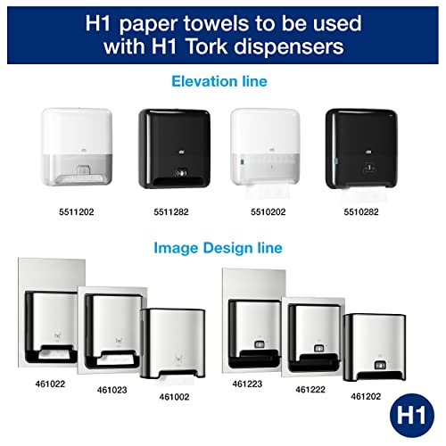 Tork Matic Soft Hand Towel Roll, White, Advanced, H1, Long-Lasting, High Absorbency, High Capacity, 1-Ply, 6 Rolls x 900 ft, 290095
