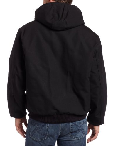 CarharttMenLoose Fit Firm Duck Insulated Flannel-Lined Active JacketBlackX-Large