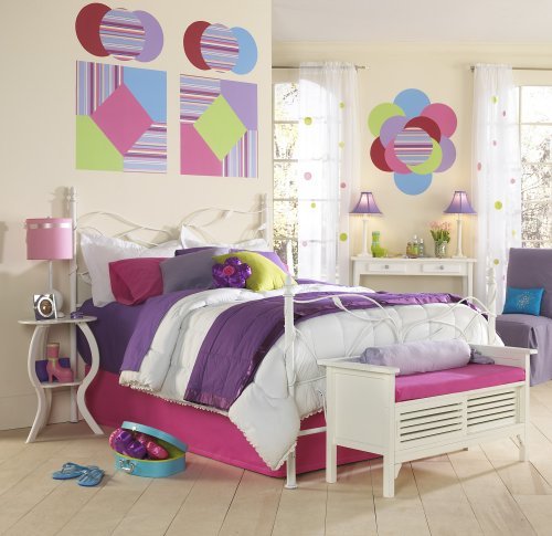 Brewster Home Fashions WPB90222 Wall Pops Purple Perk Blox, Set of 5 Stickers