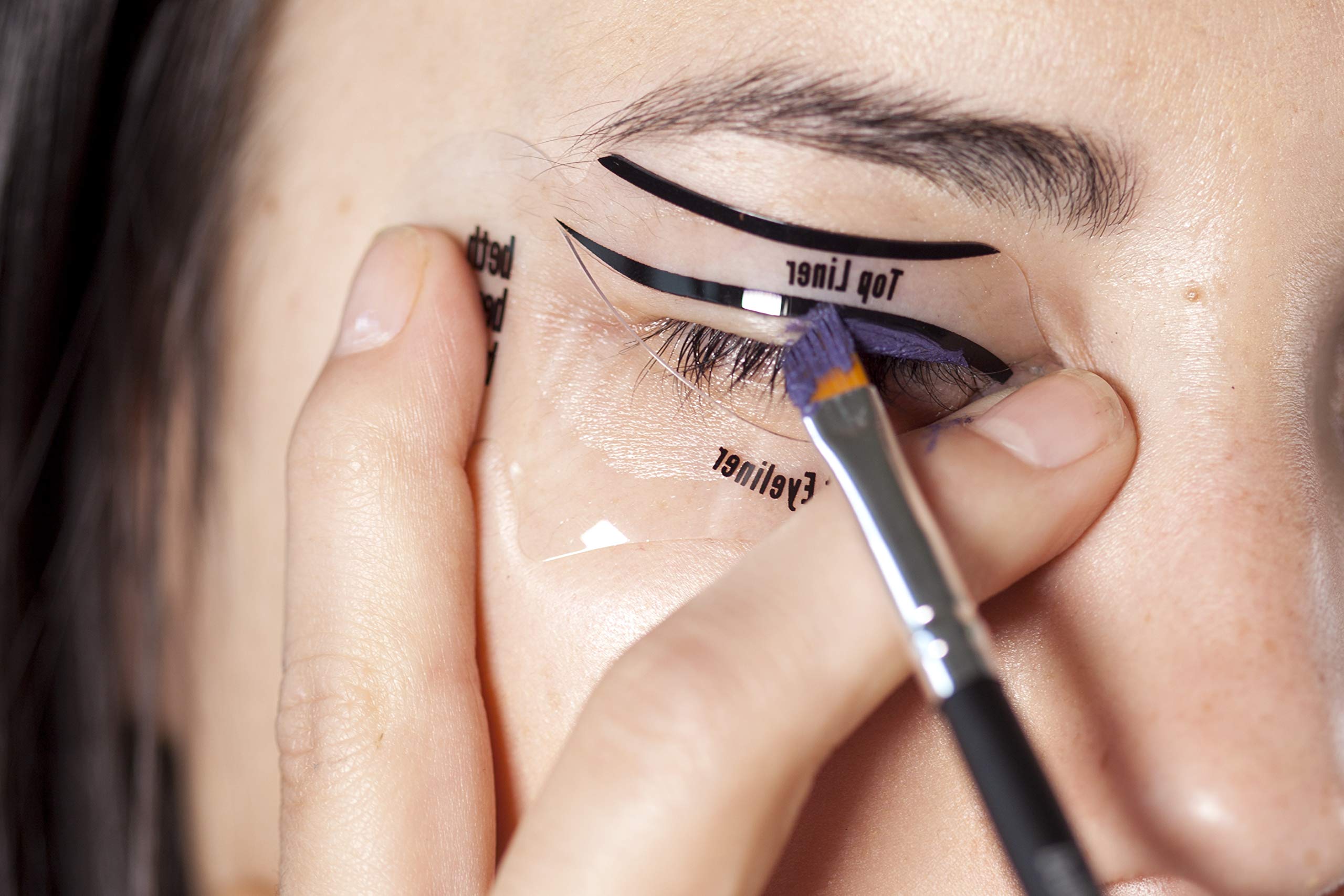 Beth Bender Beauty Eyeliner Tool | Cat Eyeliner Stencil | Perfect Winged Eyeliner Tool | Made in USA | Reusable, Easy to Clean & Flexible | Cat Eye Stencil | Created by Celebrity Makeup Artist