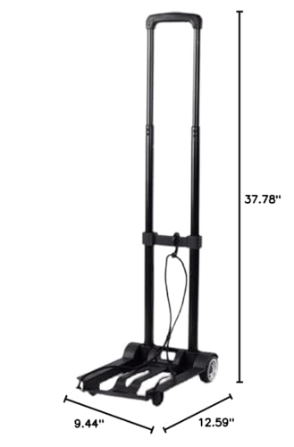 DOUBA 25kg Heavy Duty Foldable Hand Sacks Wheel Trolley Folding Barrow Cart Travel Luggage Shopping Cart Portable