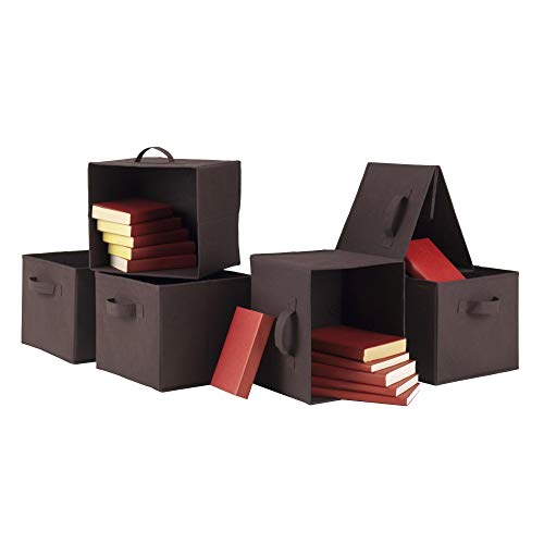 Winsome Leo Capri, 10.06" W x 9" H x 10.97" D, Chocolate