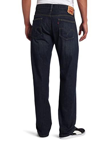 Levi's Men's 569 Loose Straight Fit Jeans, Dark Chipped, 38W x 34L