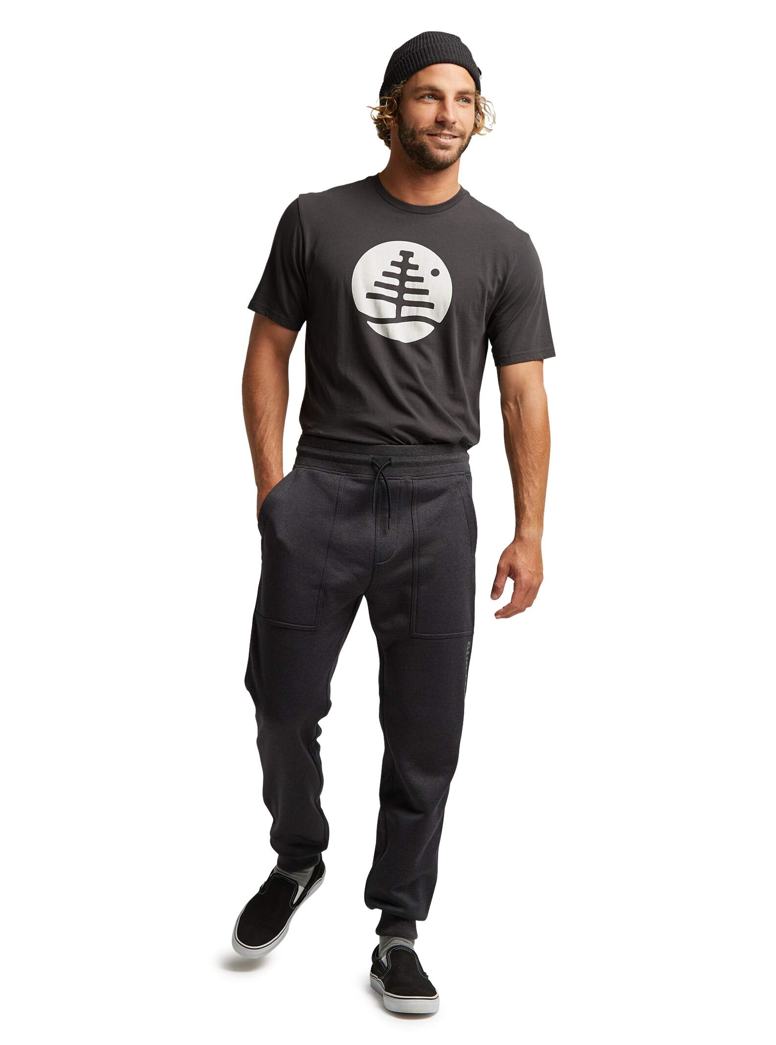 Burton Mens Oak Pant, True Black Heather New, X-Large