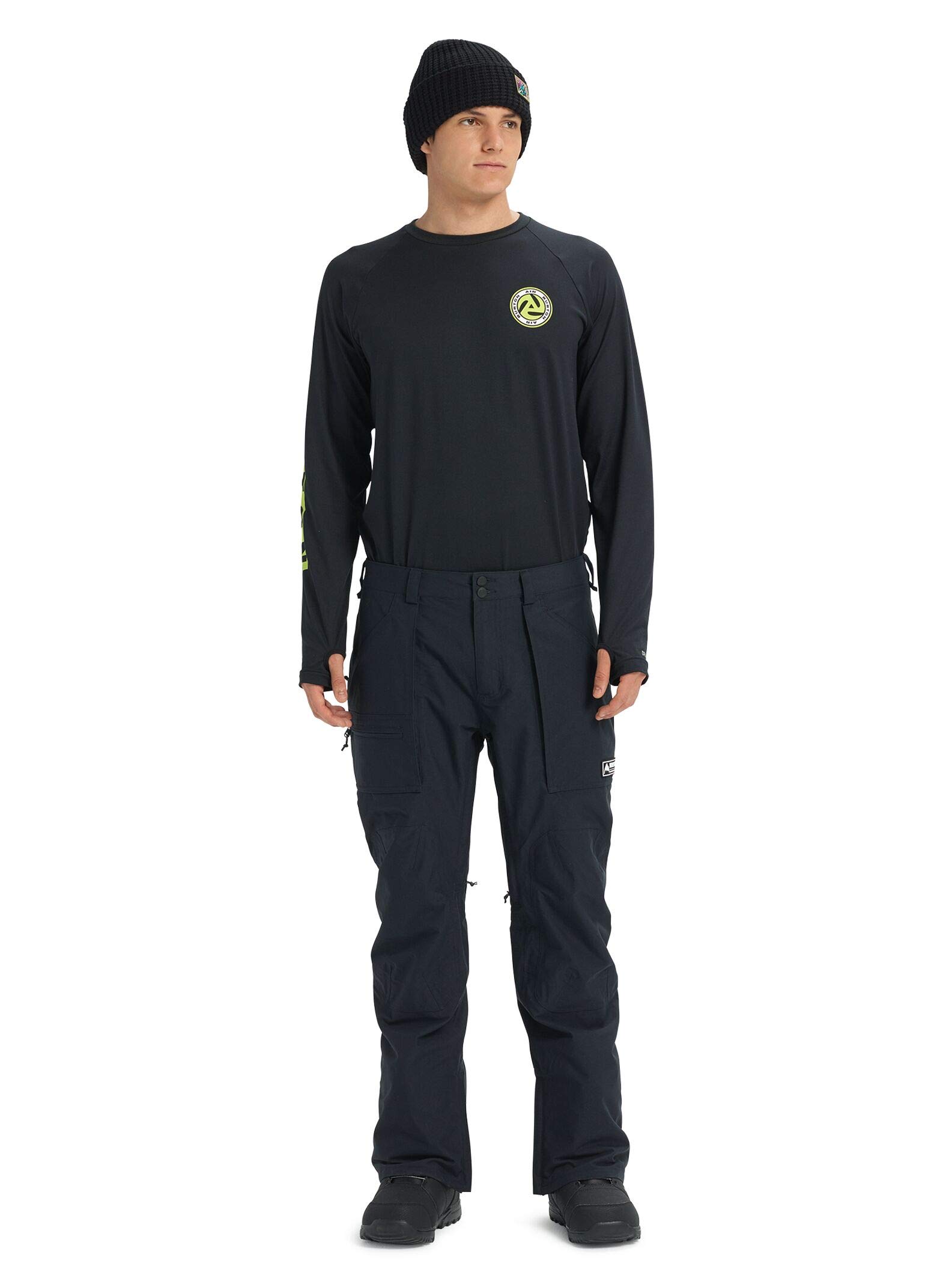 Burton Mens Southside Pant Slim, True Black New, Small