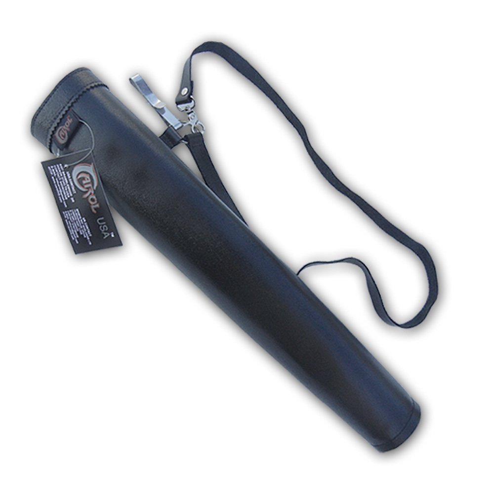 Carol Traditional Leather Arrow Back/Side/Hip (2 in 1) Quiver AQ143 Youth Black
