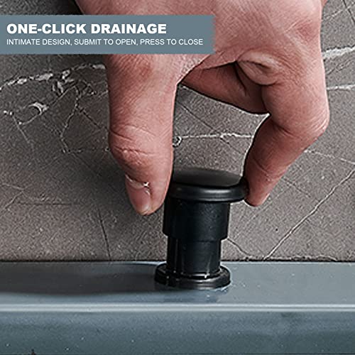Floor Mop Sink with Roller, Free Standing Wash Station Commercial Mop Service Basin for Kitchen/Restaurant/Business/Garages