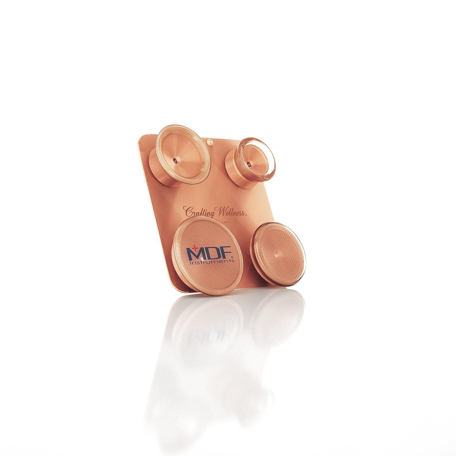 MDF Instruments Pediatric and Neonatal Attachments with Clip - for MDF Instruments ProCardial Titanium Stethoscope - Rose Gold