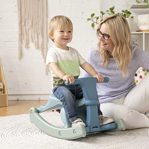 ECR4Kids Sit-N-Rock, Rocking Horse, Seafoam
