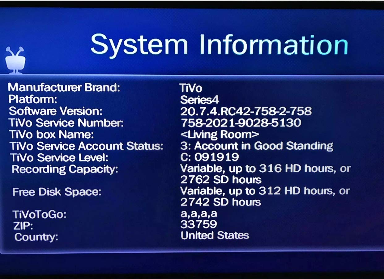 TiVo TCD758250 Premiere XL4 Digital Video Recorder (Black)