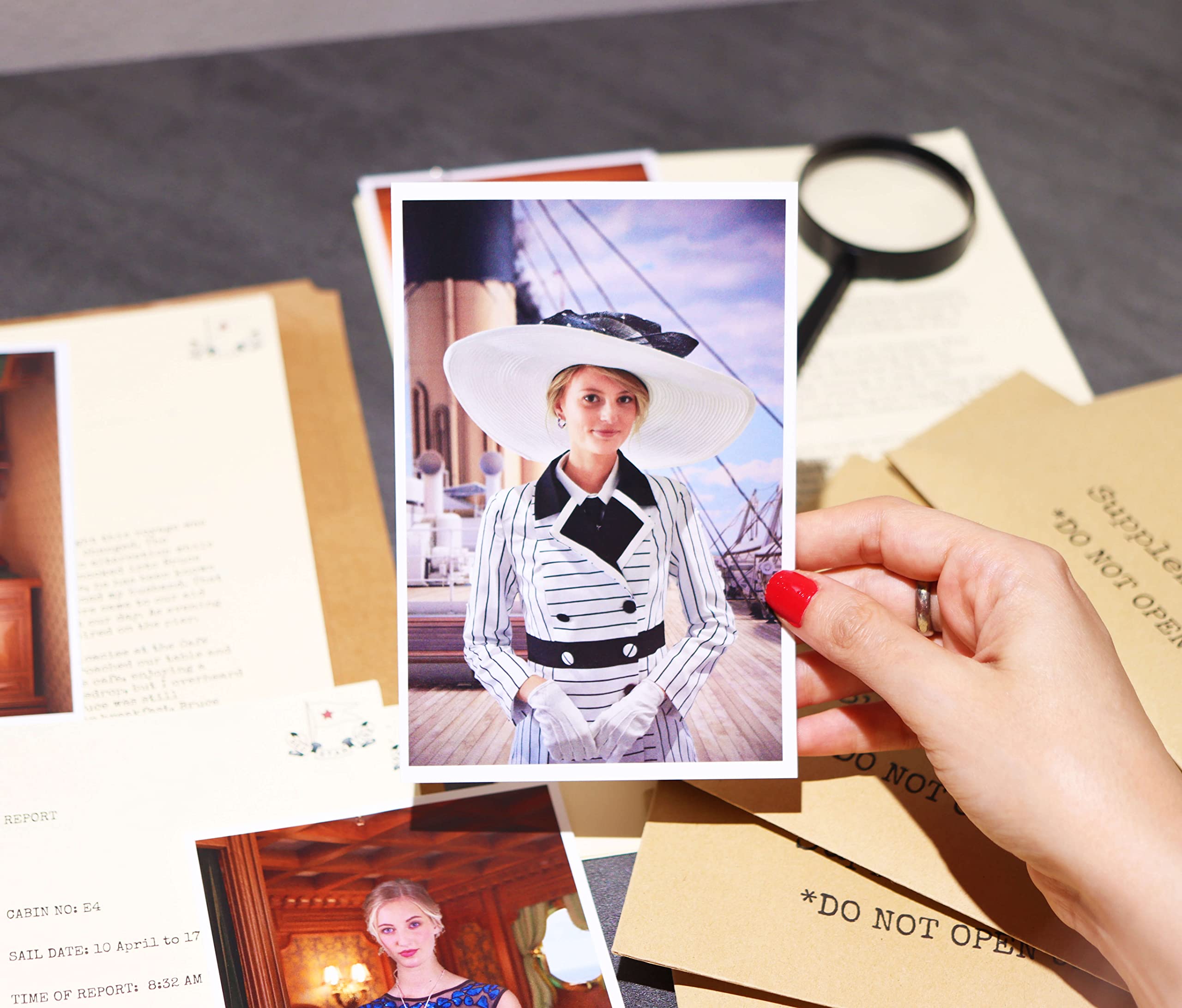 Titanic Unsolved Murder Mystery Case File Game | Murder Mystery Game for Adults | Games for Adults | Detective Case Files