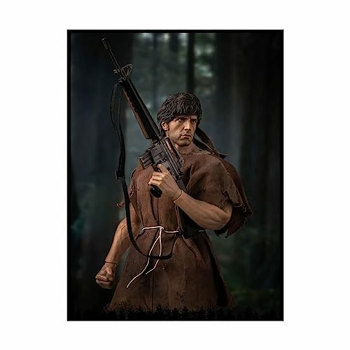 threezero Rambo: First Blood John Rambo 1:6 Scale Collectible Figure,Multicolor