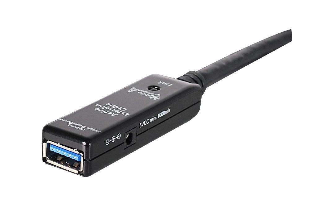 SIIG USB 3.0 Active Repeater Cable 20-Meters (JU-CB0811-S1) Black