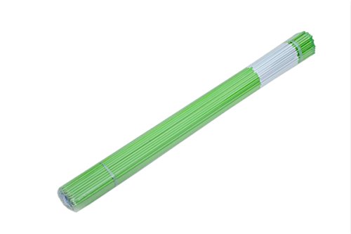 FiberMarker Reflective Driveway Markers 48-Inch Green 20-Pack 1/4-Inch Dia Driveway Poles for Easy Visibility at Night