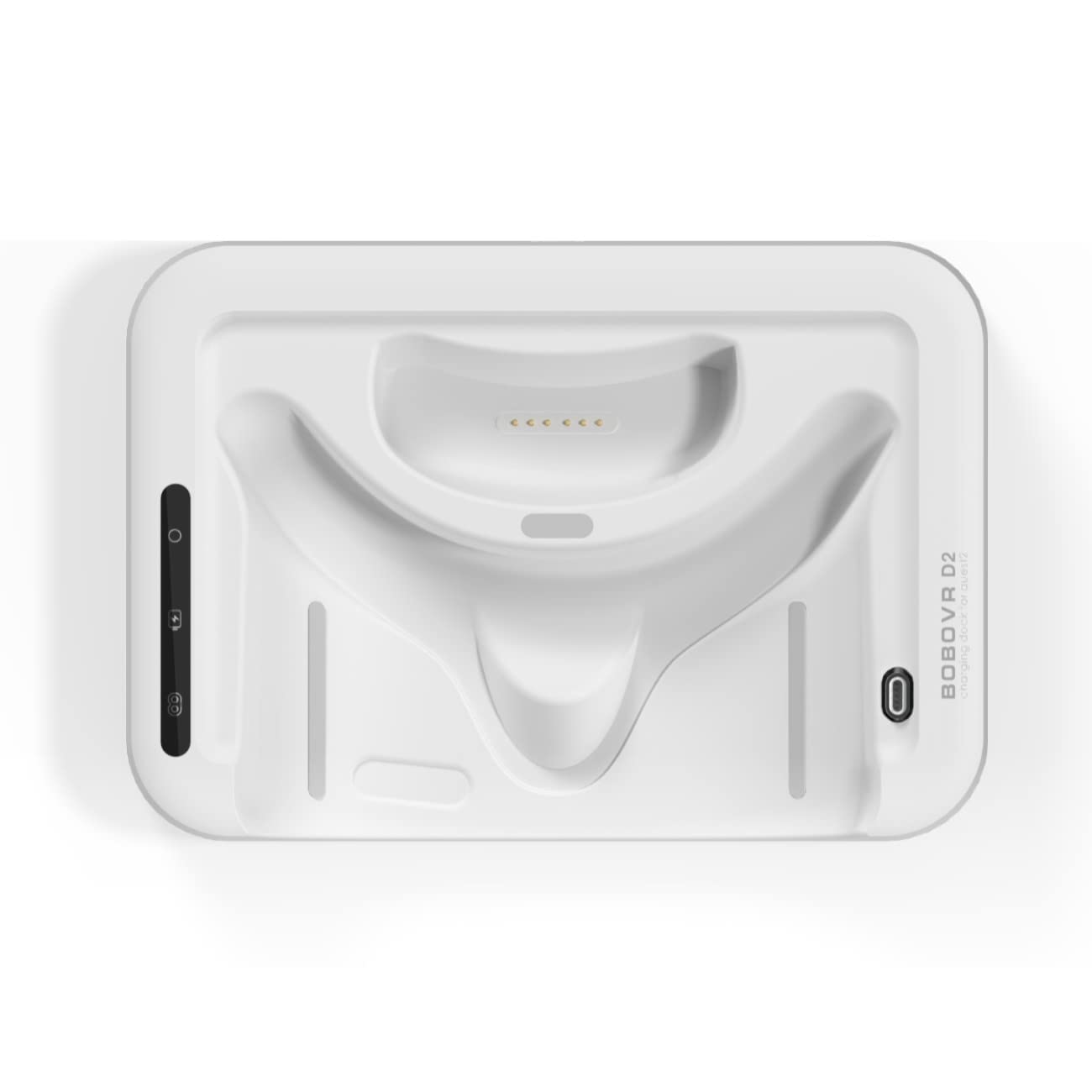 BOBOVR D2 Charging Dock Compatible with Quest 2 and B2 Battery Packs, Charging Station Stand Set,Magnetic Charging Interface,Automatic Adsorption Charging