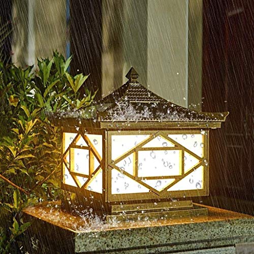 SPNEC Solar Lights, Outdoor Garden Lights, Home Gate Pillar Lights, Outdoor Garden Pillar Headlights