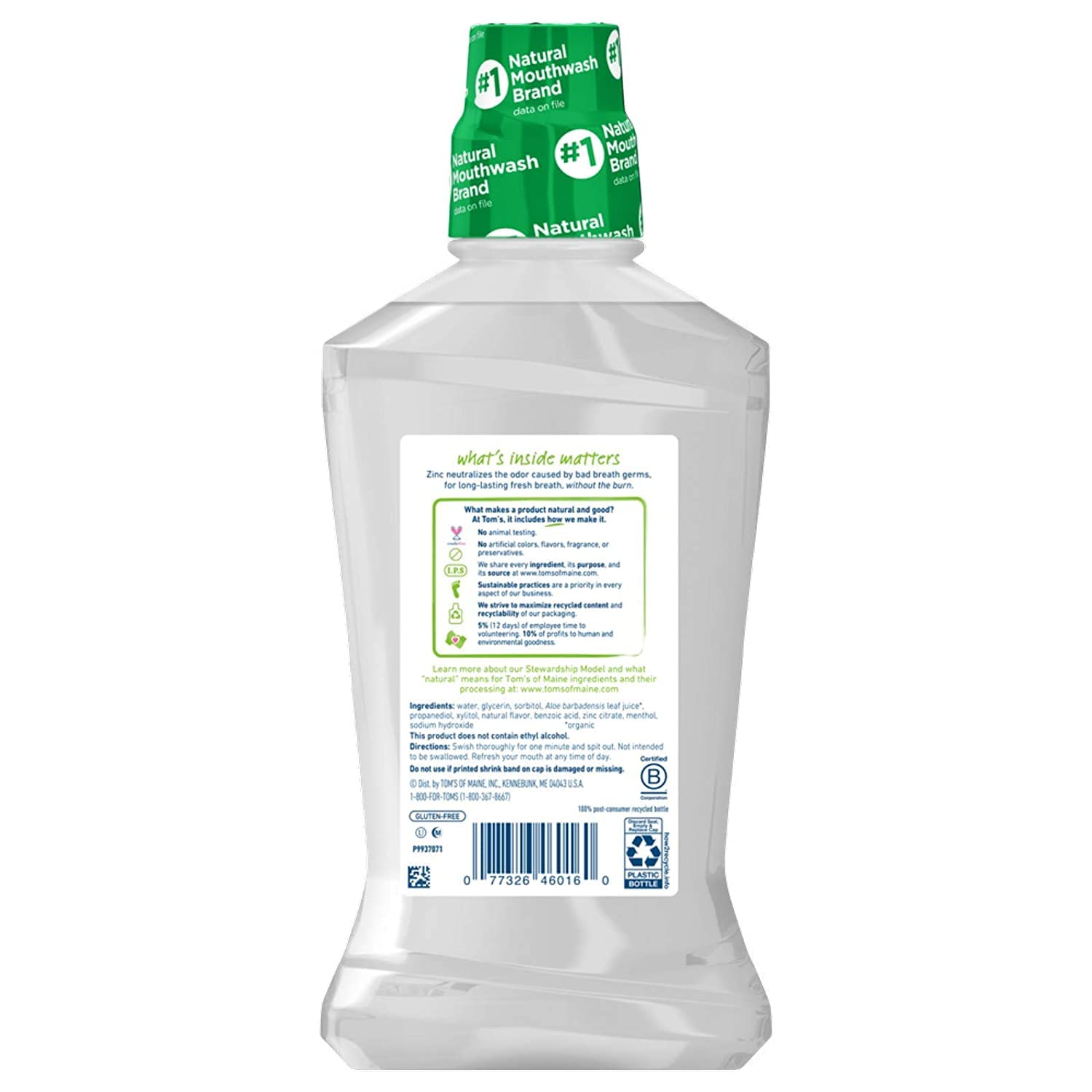 Toms of Maine Mouthwash Wkdfrsh Mint Mn