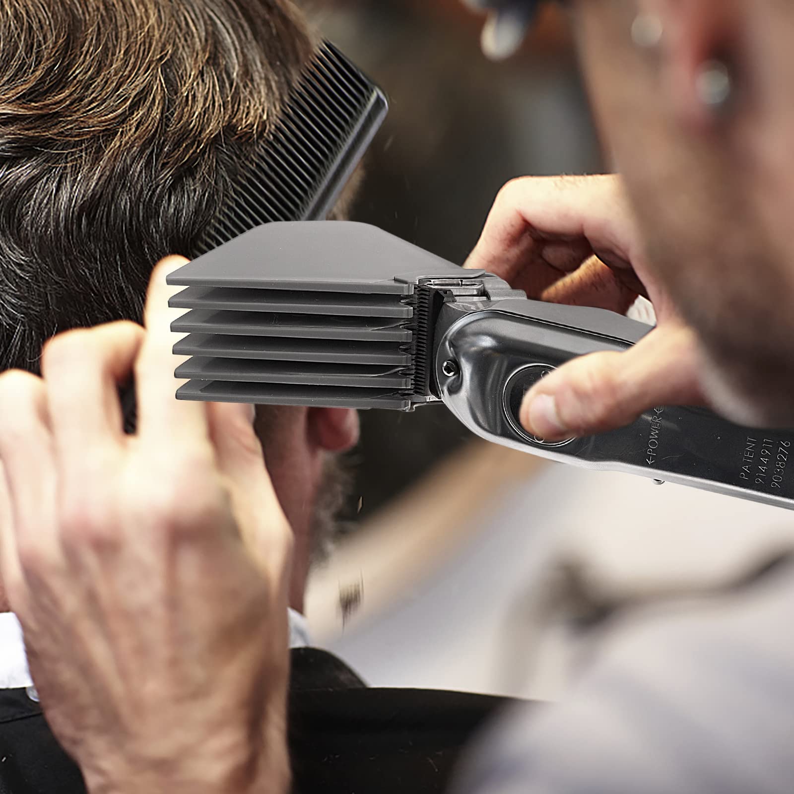 Mega Hair Clipper Guards, Extra Long 3 Inch Hair Clipper Guide Combs Large Guide Comb Set 3β, 2.75β, 2.5β, 2.25", 2", 1.75", 1.5", 1.25" Fits Most Wahl Full Size Hair Clippers