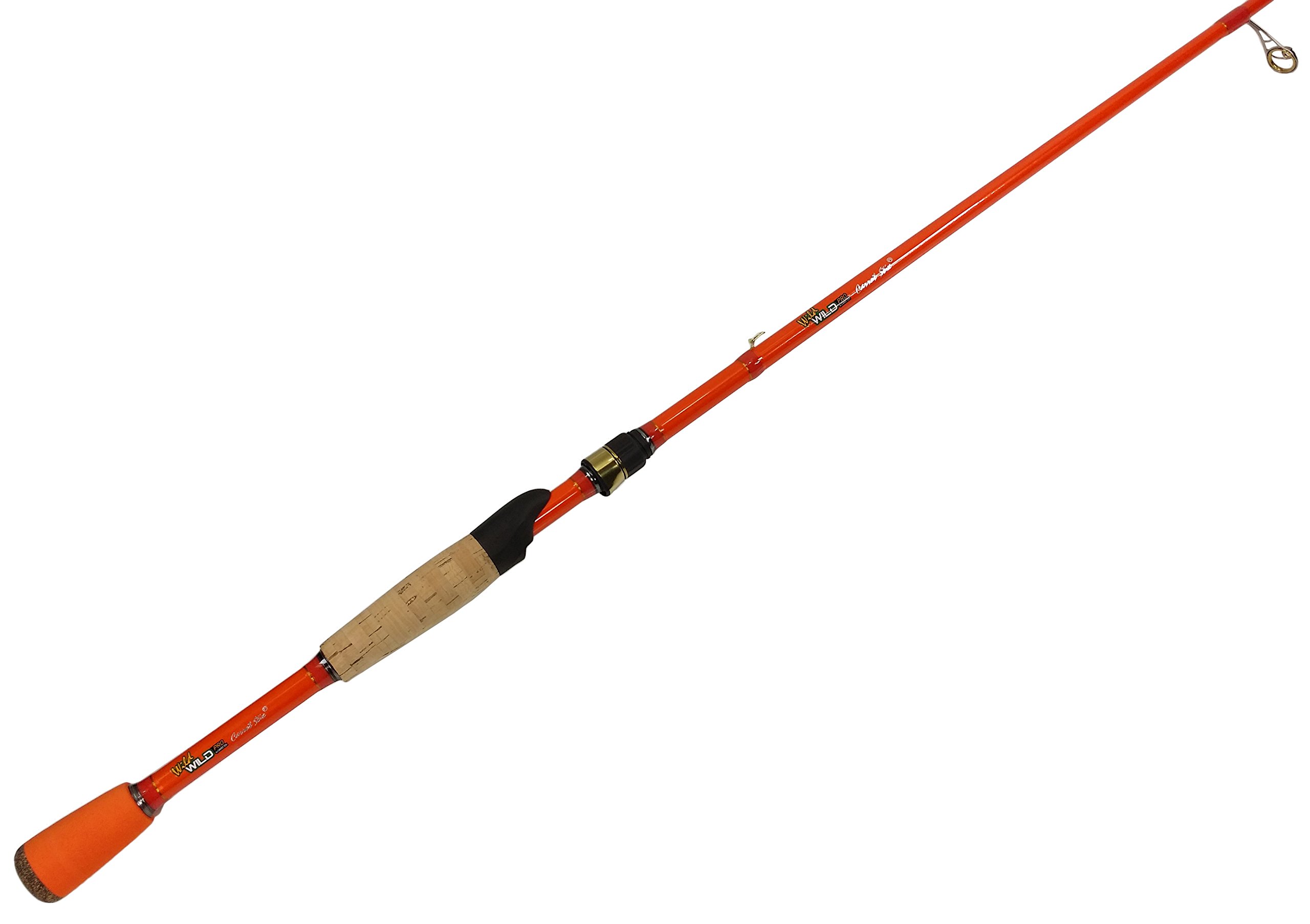 Carrot Stix Spinning PRO Wild Wild Orange Fishing Rod (6' 7" Medium Heavy)
