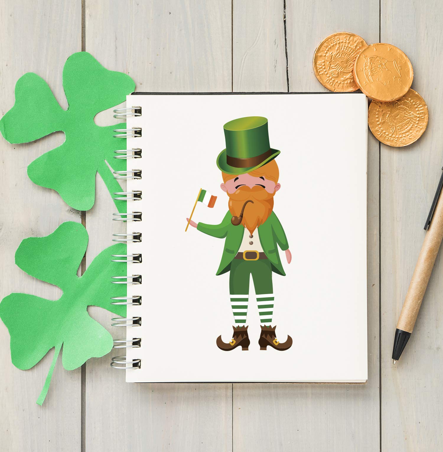 St. Patrick’s Day Stickers Crafts for Kids Irish Lucky Party Games Favors Supplies 24Ct