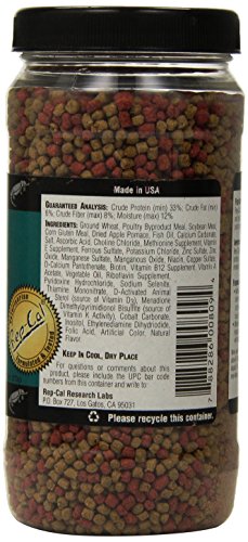 Rep-Cal Srp00809 Aquatic Turtle Food, 7.5-Ounce