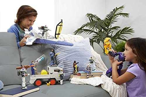 Mattel Lightyear Toys Vehicle, 5-in Scale Base Utility Truck, Movie Collector Toy, Rolling Wheels & Working Parts