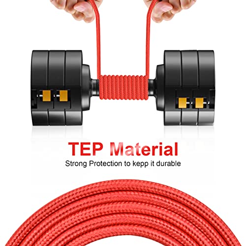 Tobysome Replacement A10 A40 A30 Cable for Connect Astro A10 Astro A40 Gaming Headset to Playstation 4 PS4 Controllers, Smartphone,MixAmp,PCs and Macs with 3.5mm Aux Jack(2M,Red with Mute Function)