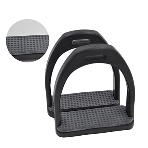 N/A 2pcs Children Adults Durable Horse Riding Stirrups 2 Sizes for Horse Rider Lightweight Wide Track Anti Slip Equestrian (Size : X-Large)