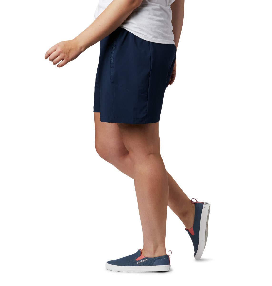 Columbia Women’s PFG Tidal II Shorts, Stain Resistant, Sun Protection, Collegiate Navy, XX-Large
