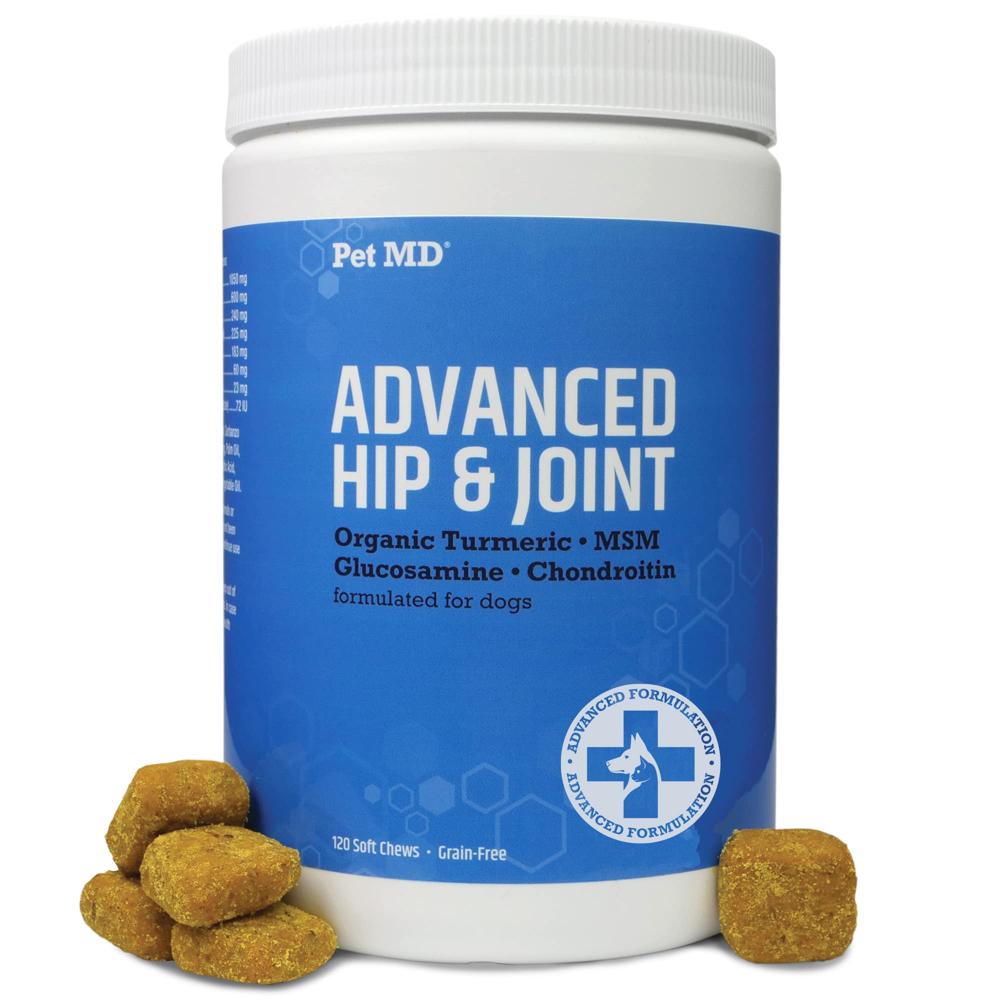 Pet MD Salmon Oil Omega 3 + Advanced Hip & Joint